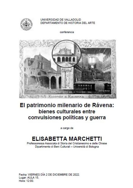 Conferencia de la profesora Elisabetta Marchetti - Web del Departamento ...